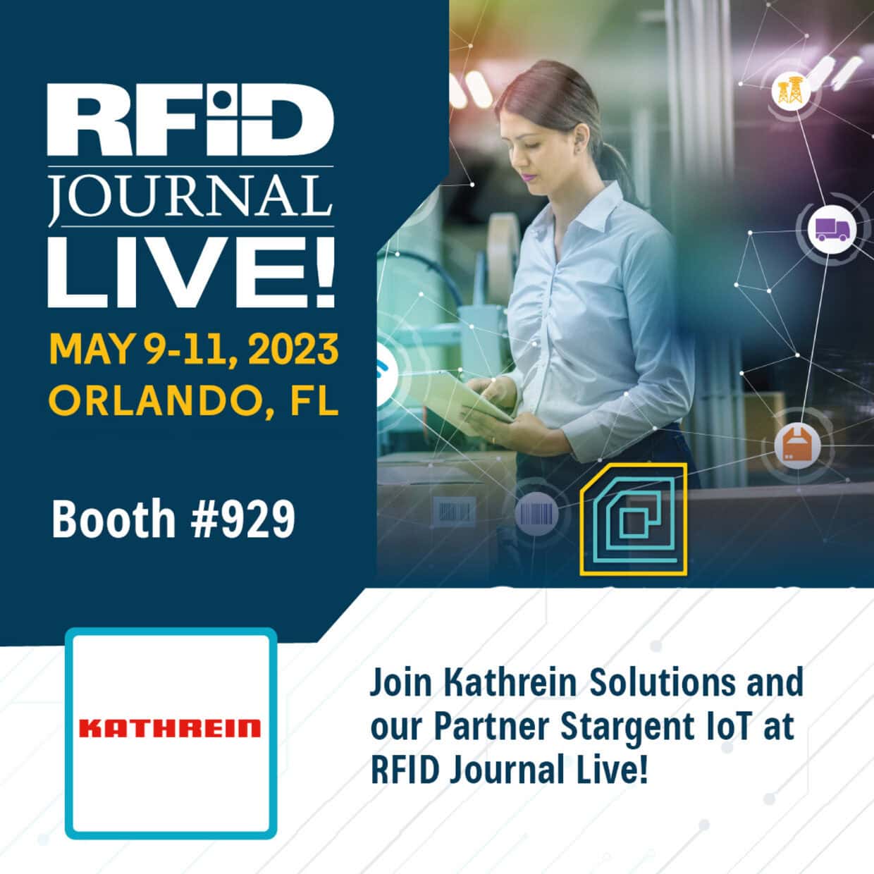 RFID Journal LIVE! from May 09-11 - Kathrein Solutions